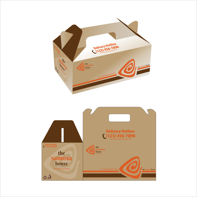 Create an attractive packaging for Samosas | Other packaging or label ...