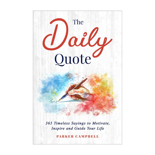 Designs | eBook Cover Design for a Book of Daily Quotes | Book cover ...
