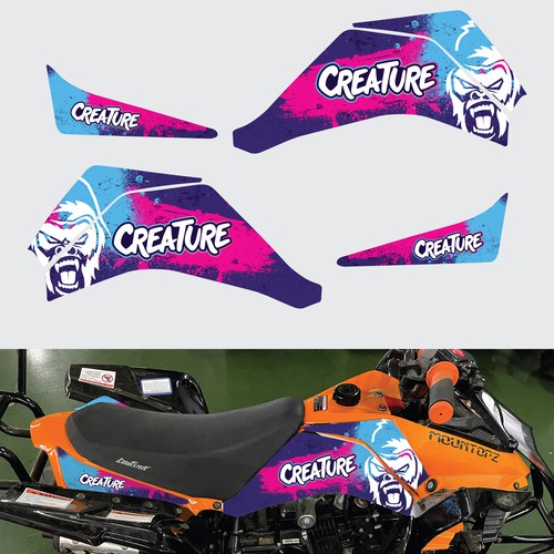 Designs | ATV Labels | Car, truck or van wrap contest