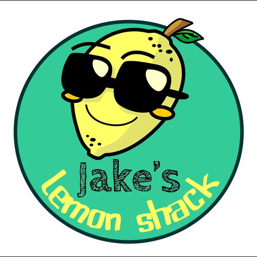 Create a fun, yellow, looks like summer logo and work for jakes lemon ...