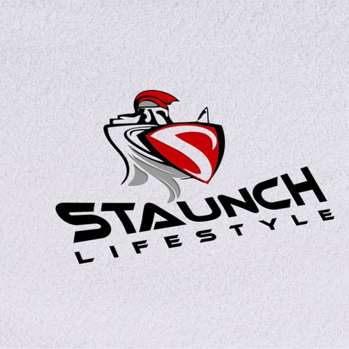 create a fitness/ gym logo for Staunch Lifestyle with an animal ...