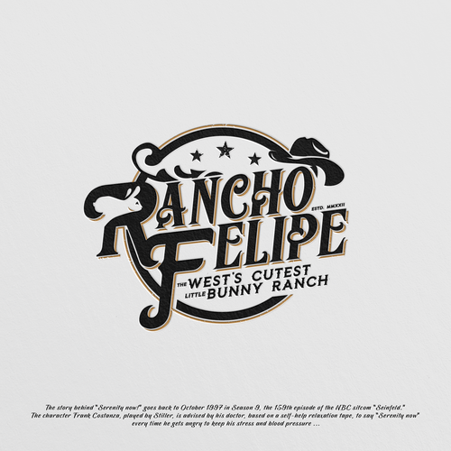 Designs | Rustic/western Bunny Ranch Logo for a small ranch in Northern ...