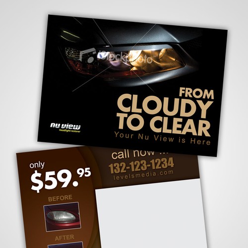 Car Product - Postcard Advertisement Design | Print or packaging design ...