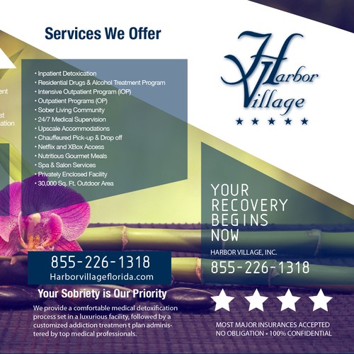 Brochure design needed for Substance Abuse Treatment Facility ...