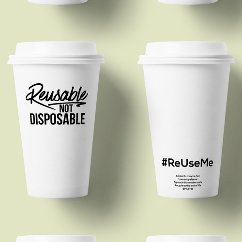 help us reduce single use cups | Cup or mug contest