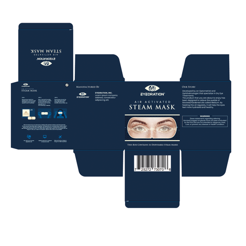 Designs | Steam Mask box design! Help dry eye patients! | Product ...