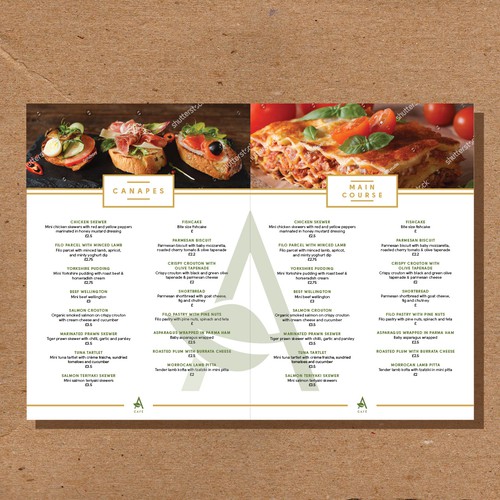 MENU DESIGN (CATERING MENU FOR A RESTAURANT) | Menu contest