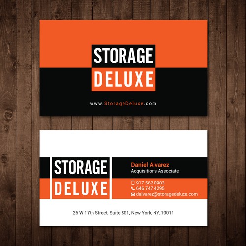 Business card designs for Storage Deluxe | Business card contest