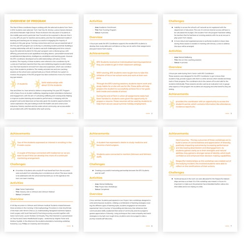 Visually appealing report | Other business or advertising contest