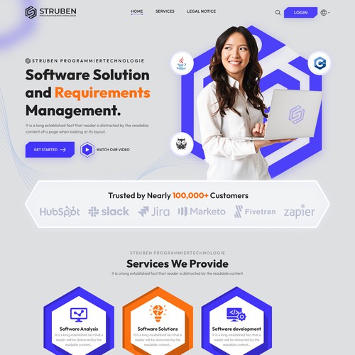 Designs | Design of a Corporate Website | Web page design contest