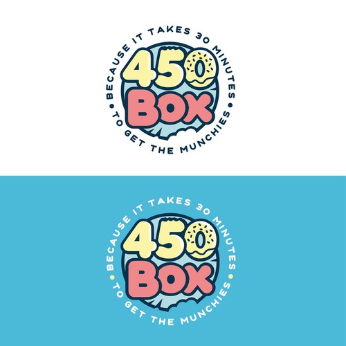 Designs | 450 Box - A subscription based snacks boxes | Logo design contest