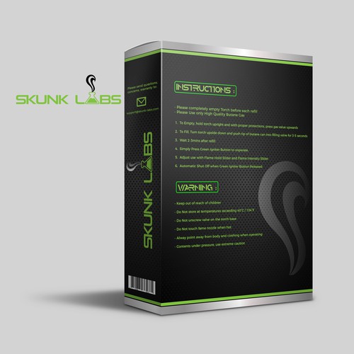 Creative Box Design for Designer Torch | Product packaging contest