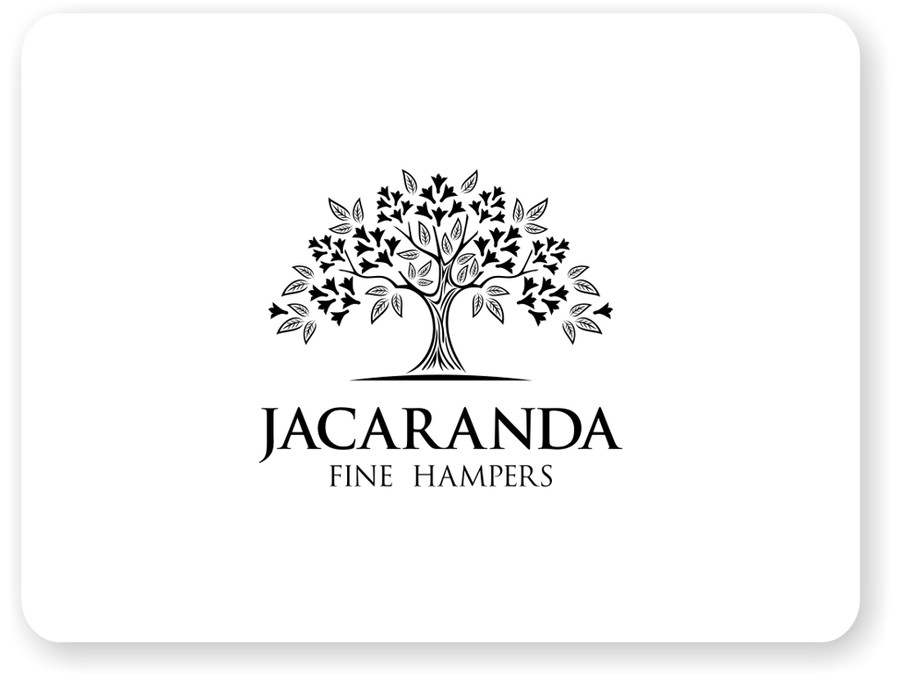 Create a capturing Jacaranda tree fine sketch illustration for a food ...
