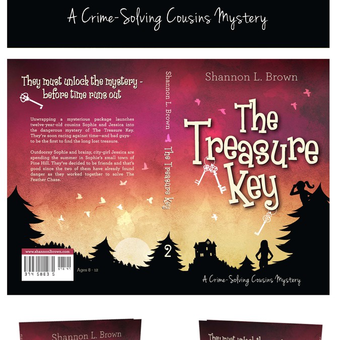 Illustrated Mystery Print Cover for Kids | Book cover contest