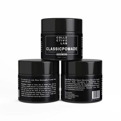 minimalist/edgy label for men's grooming brand | Product label contest