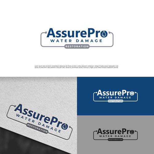 Designs | Transforming Water Damage into Art – Logo for a Thrilling ...