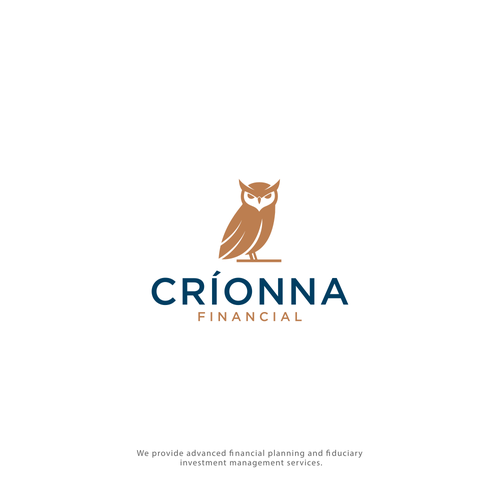 Designs | Modern owl logo for financial planning firm | Logo & brand ...