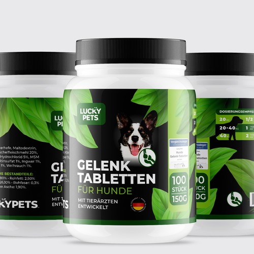 Designs | Modern label design for high quality joint tablets for dogs ...