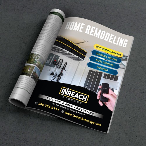 Designs | Full Page Magazine ad for Home Remodeling + Additional design ...