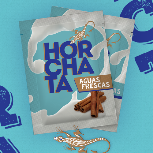 Horchata beverage label | Product label contest