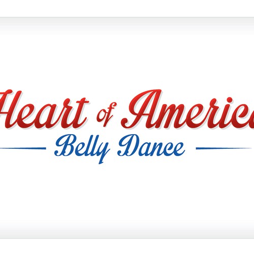 Create a captivating belly dance logo for Heart of America Belly Dance ...