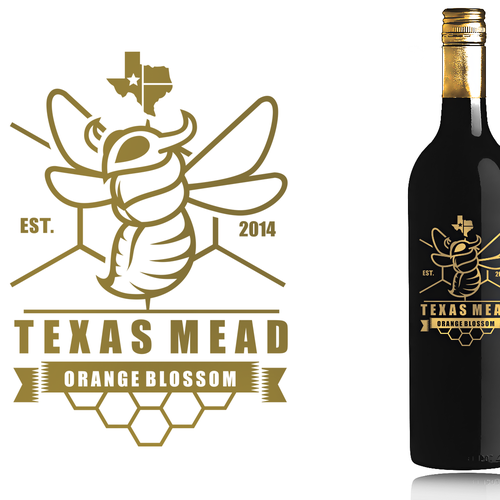 create a wine label for a handcrafted Texas Mead | Logo design contest
