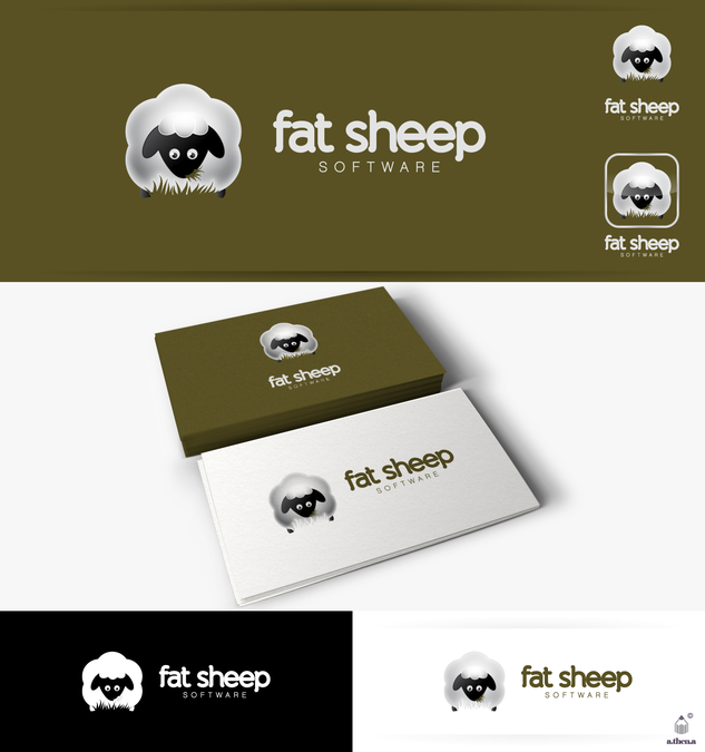 logo for Fat Sheep Software | Logo design contest
